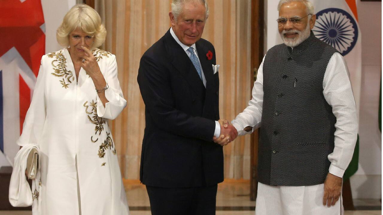 Britain's Prince Charles, Camilla Parker Bowles meet Narendra Modi ...