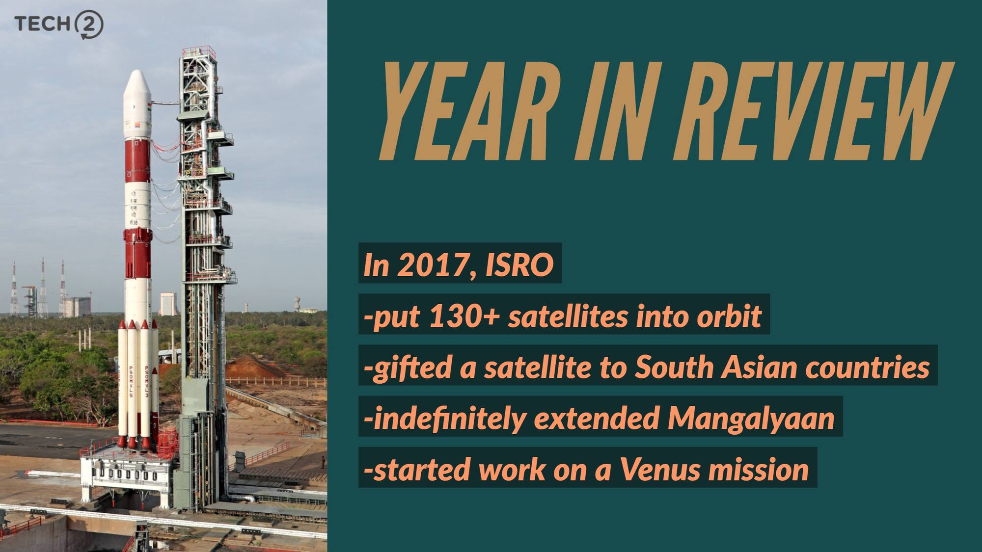Year in review: In 2017, ISRO placed over 130 satellites into orbit ...