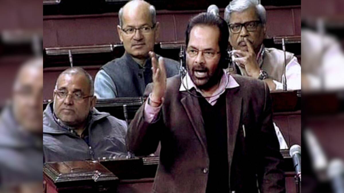 Mukhtar Abbas Naqvi says Muslim women suffered due Congress' failure to ...