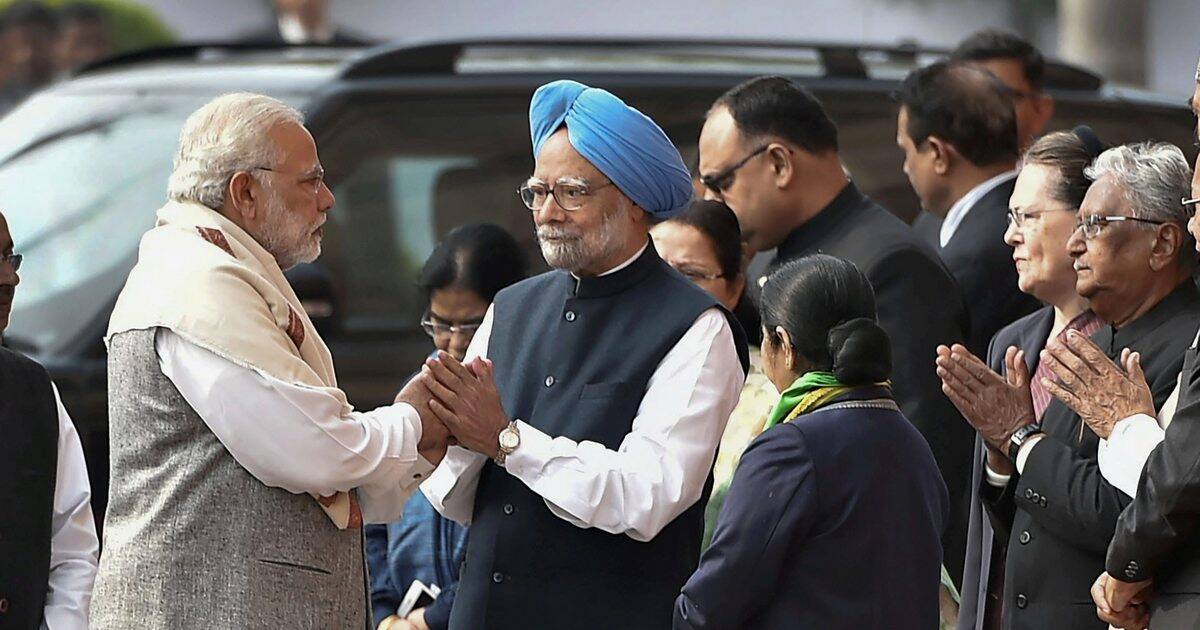 Narendra Modi, Manmohan Singh exchange greetings on 16th anniversary of ...