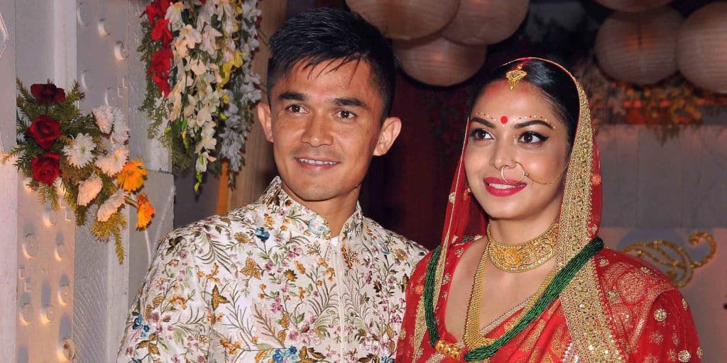Sunil Chhetri ties the knot with long-time girlfriend Sonam ...