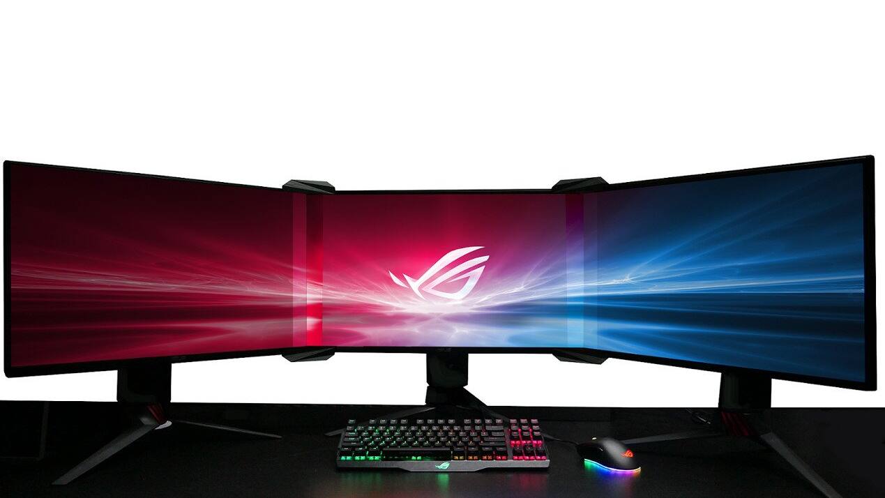 Asus ROG releases ‘Bezel-free’ kit for monitors at CES 2018; uses light ...