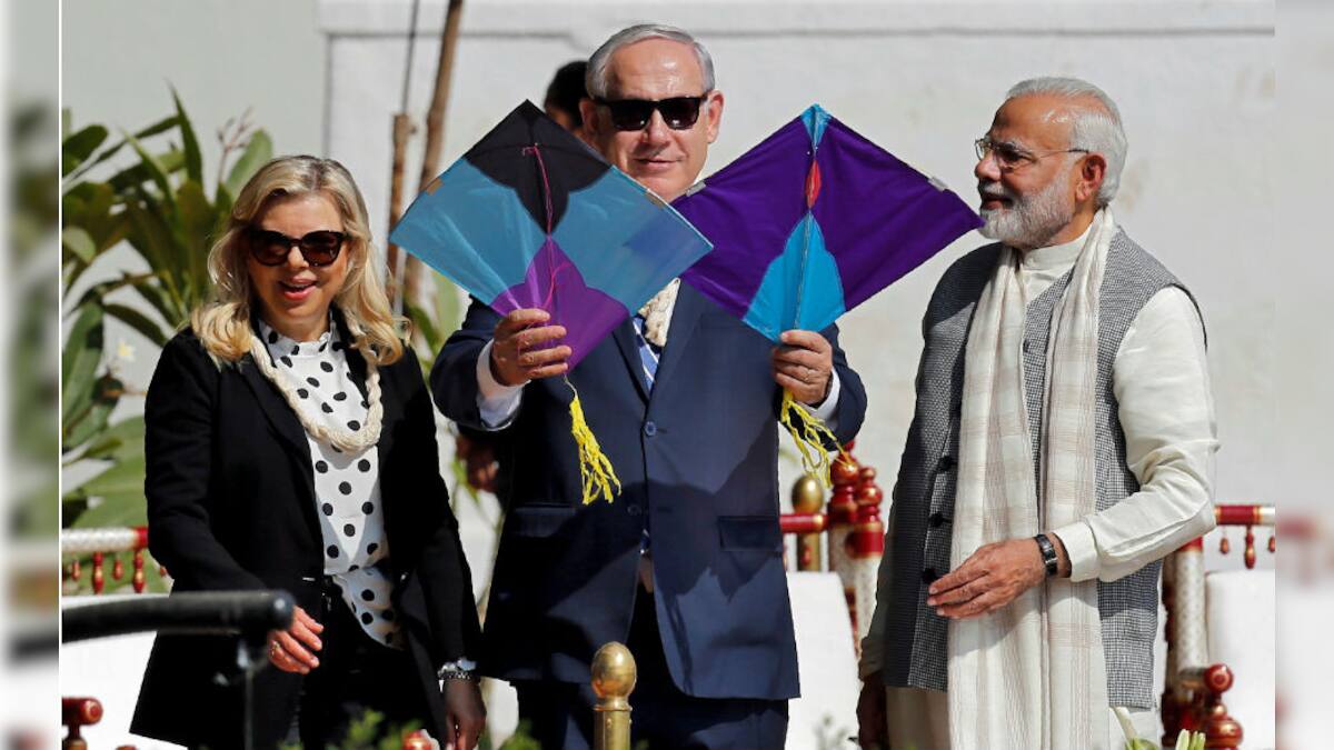 Narendra Modi, Benjamin Netanyahu hold roadshow in Ahmedabad; duo ...