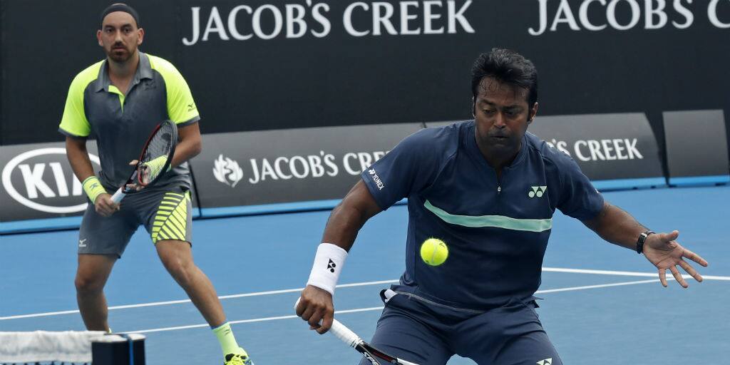 Australian Open 2018: Leander Paes-Purav Raja ousted by Juan Sebastian ...