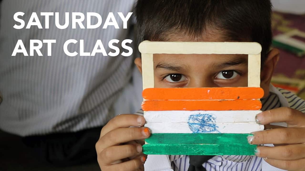 Watch: The Saturday art class that's drawing kids to school-Living News ...