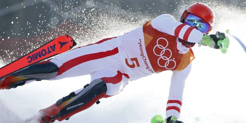 Winter Olympics 2018: Men's slalom favourite Marcel Hirscher crashes ...