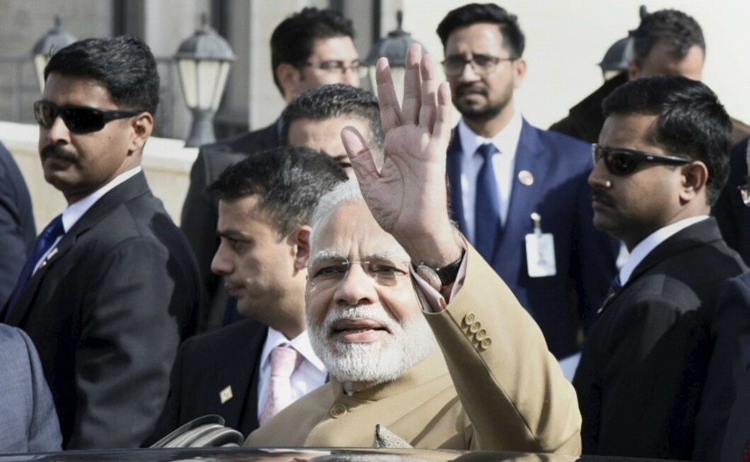 Narendra Modi arrives on historic visit to Palestine, meets President ...