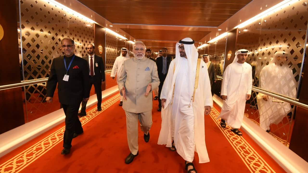 Narendra Modi visits UAE: In Dubai, PM lays foundation for first Hindu ...