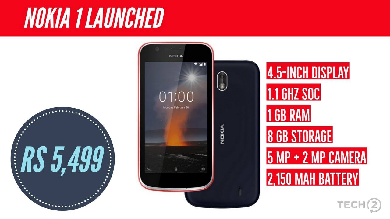 Nokia 1 with Android Oreo Go edition and Xpress-on covers launched in ...