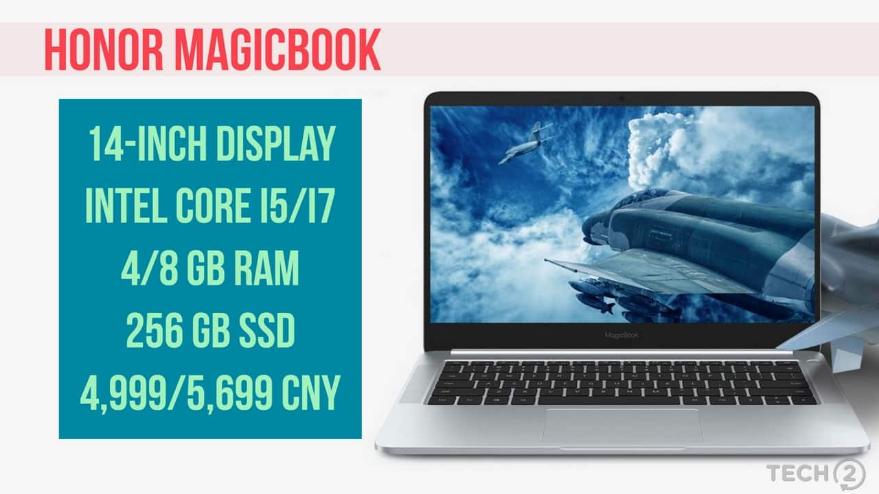 Honor's MagicBook notebook can provide 12 hours of work time on a ...