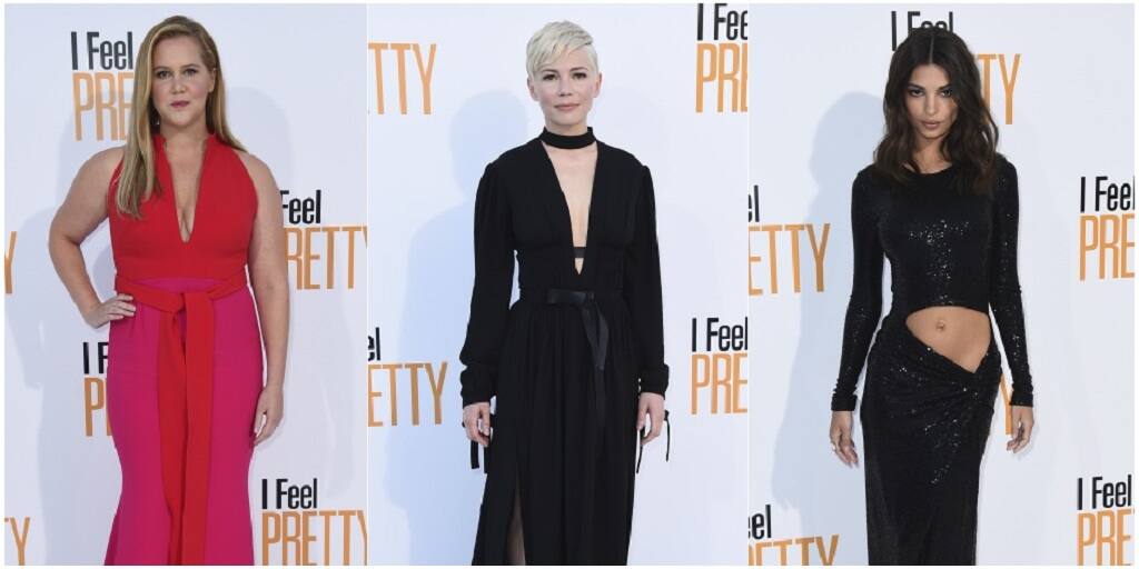 Amy Schumer, Michelle Williams, Emily Ratajkowski attend world premiere of I Feel Pretty in Los ...