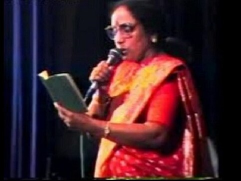 Noted playback singer MS Rajeswari, of 'Mahan Gandhiye Mahan' fame ...