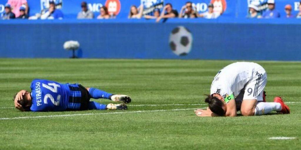 Watch: Zlatan Ibrahimovic sent off for head slap as LA Galaxy defeat ...