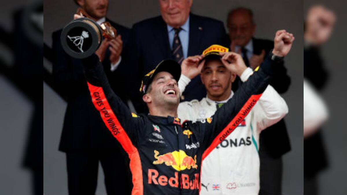 Monaco Grand Prix: Daniel Ricciardo's first win from pole despite power ...
