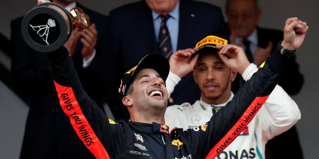 Monaco Grand Prix: Daniel Ricciardo's first win from pole despite power ...