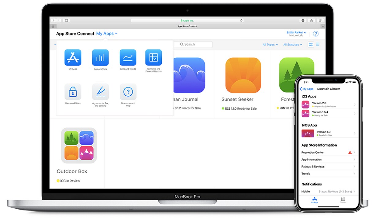 Apple S Itunes Connect Service For App Developers Has A New Name And Ios App Called App Store
