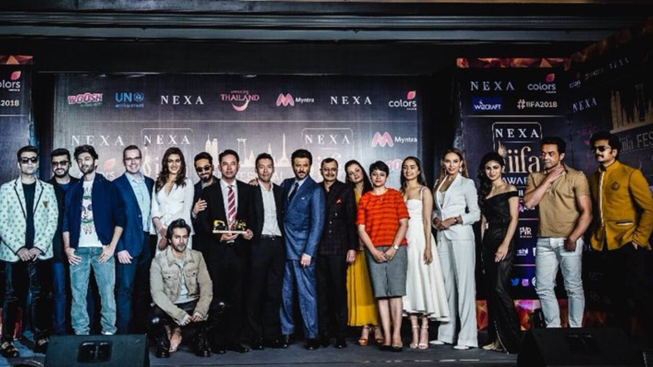 Karan Johar, Arjun Kappor, Kriti Sanon attend IIFA Rocks 2018 on eve of ...