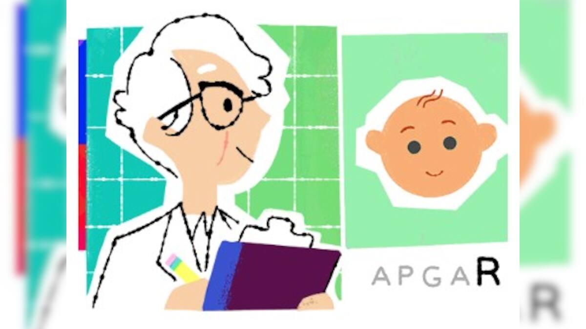 Google Doodle celebrates 109th birthday of Dr Virginia Apgar, creator ...
