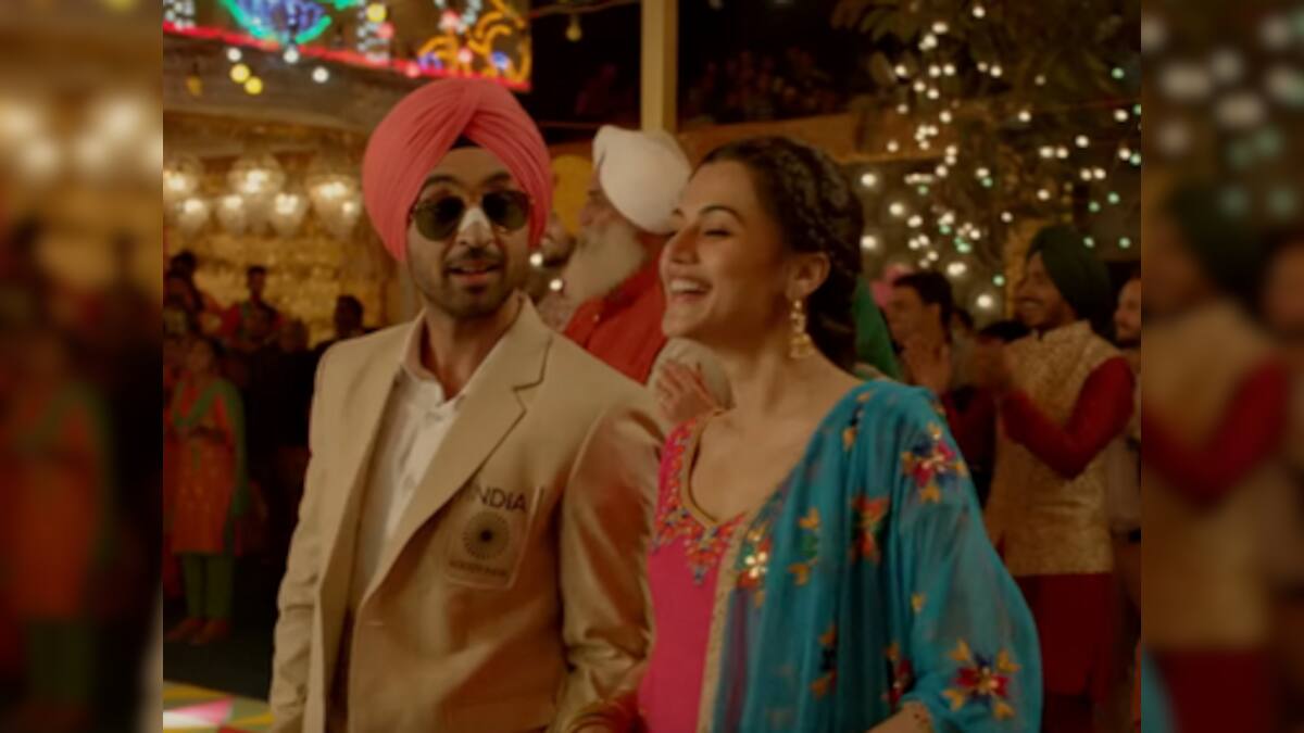 Soorma: Diljit Dosanjh, Taapsee Pannu dance to lively bhangra beats in new song 'Good Man Di ...