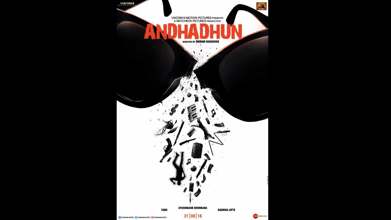 Andhadhun: First look poster of Ayushmann Khurrana, Radhika Apte ... Andhadhun: First look poster of Ayushmann Khurrana, Radhika Apte ...