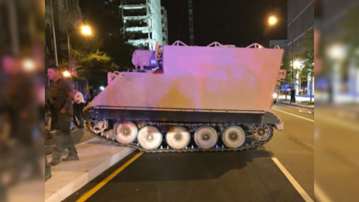American soldier steals tank from Virginia national guard base, leads ...