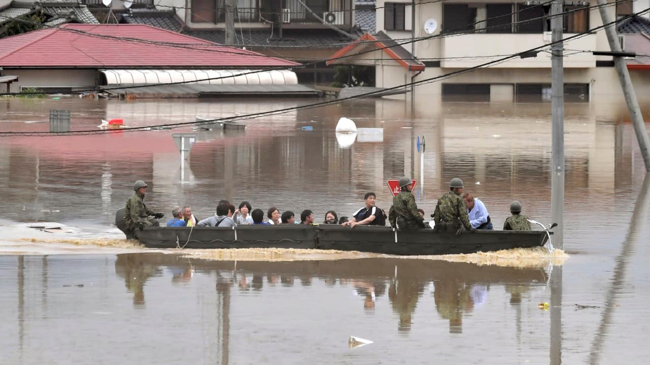Japan floods: Toll rises to 48 as authorities issue fresh alerts ...