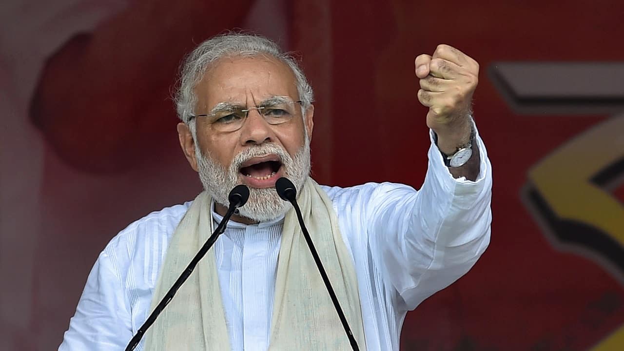 After repeated 'chowkidar chor hai' jibes, Narendra Modi in Madhya ...