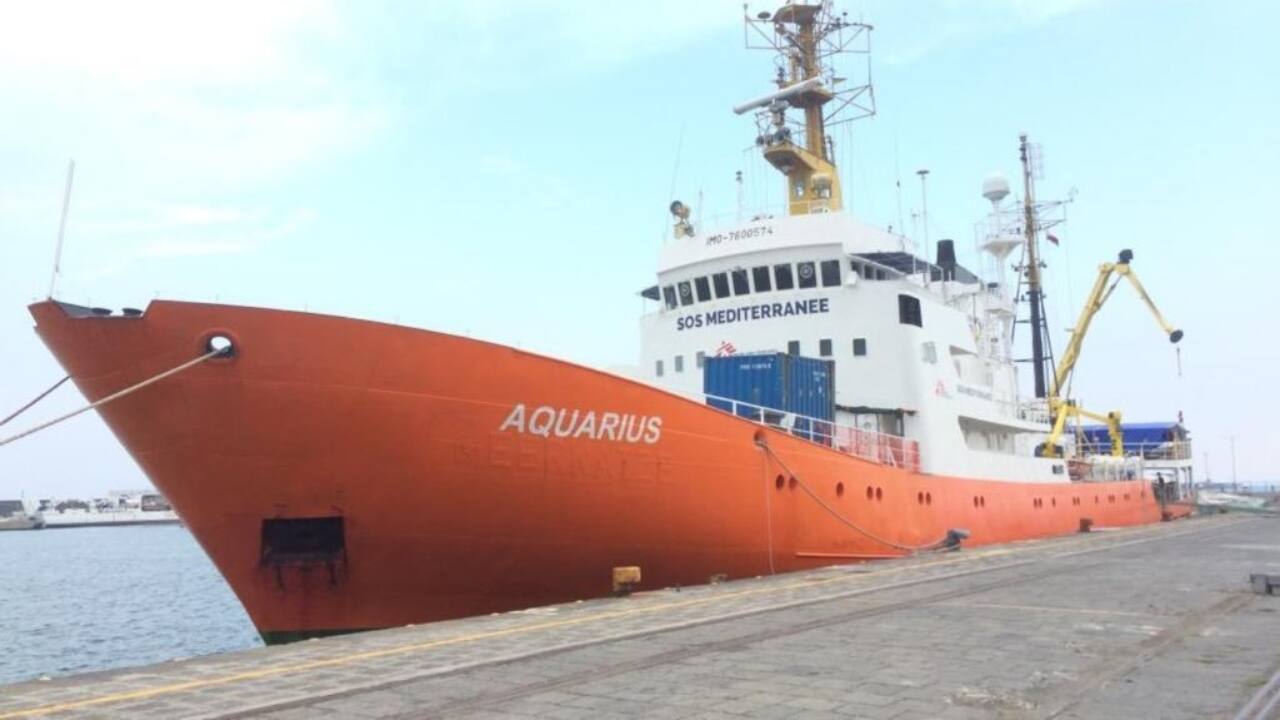 French vessel Aquarius seeks help from Europe to find port for 141 ...