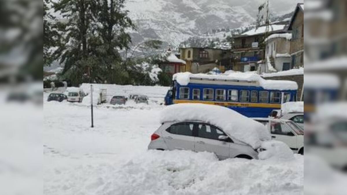 Around 300 people stranded due to heavy snowfall in Himachal Pradesh's Lahaul and Spiti district ...