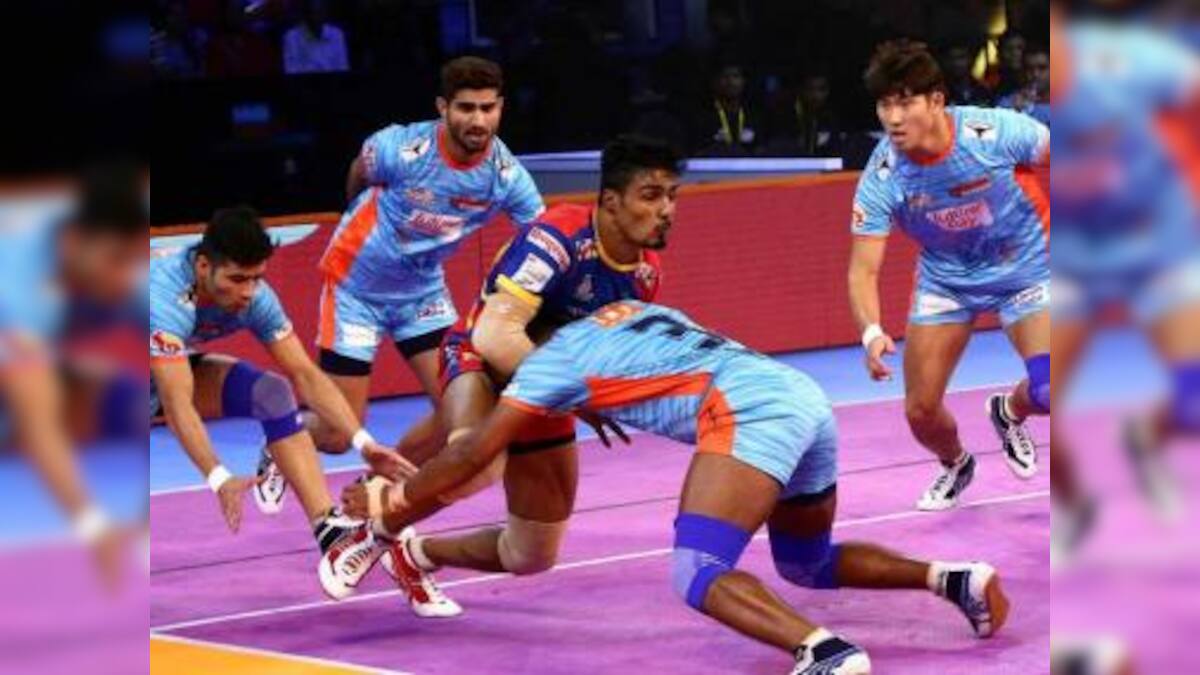 Pro Kabaddi 2018: Maninder Singh, Prashant Kumar Rai star as UP Yoddha ...