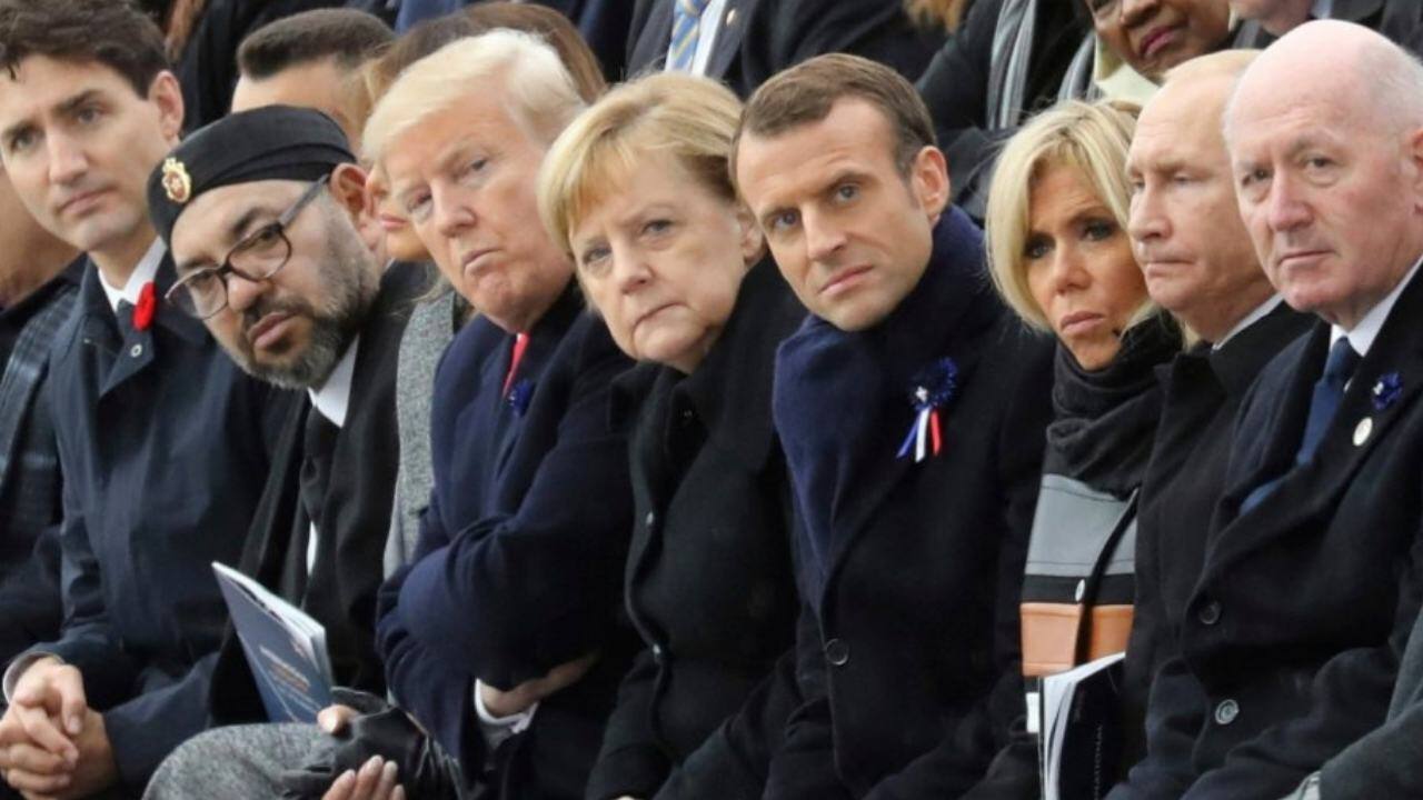 World leaders mark World War I centenary in Paris; French president ...