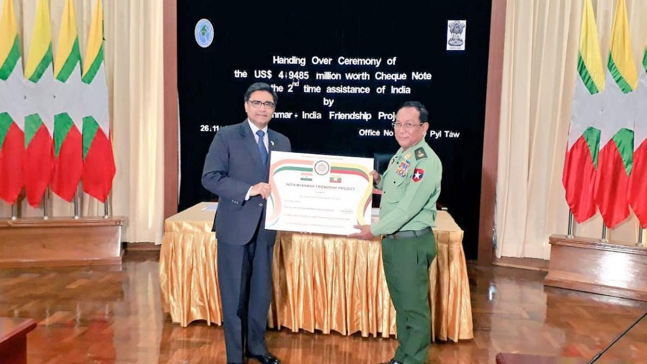 India extends $5 million aid to Myanmar for border development projects ...