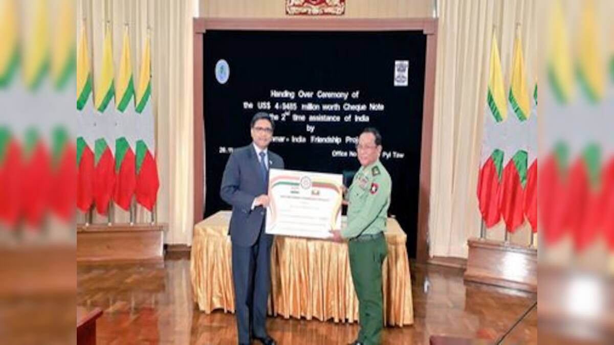 India extends $5 million aid to Myanmar for border development projects ...
