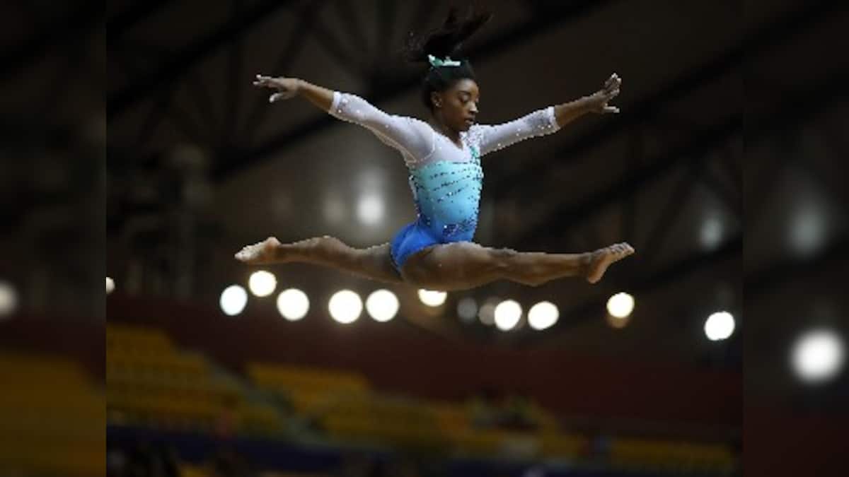 World Gymnastics Championships: Simone Biles wins unprecedented 4th all ...