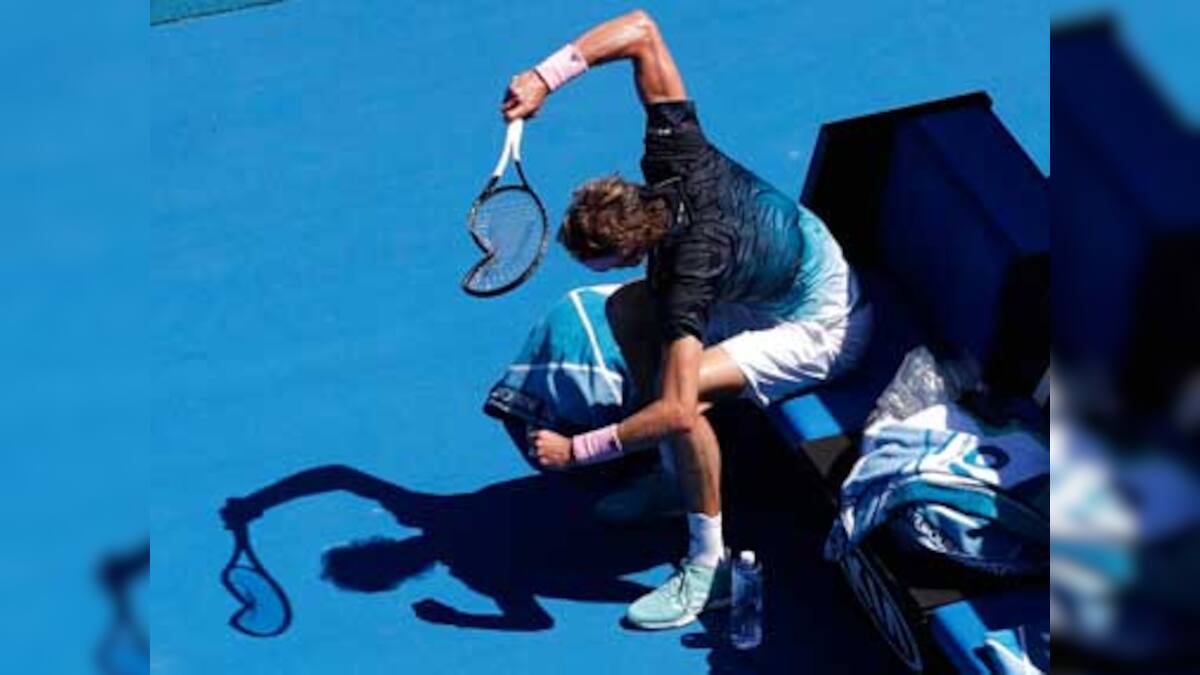 Australian Open 2019: Smashing racket to pieces 'made me feel better ...