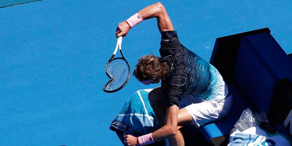 Australian Open 2019: Smashing racket to pieces 'made me feel better ...