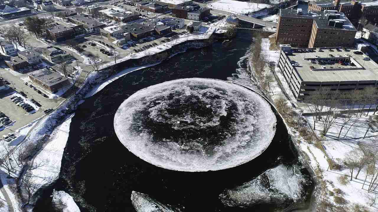 The curious case of a giant spinning ice disk draws attention and ...