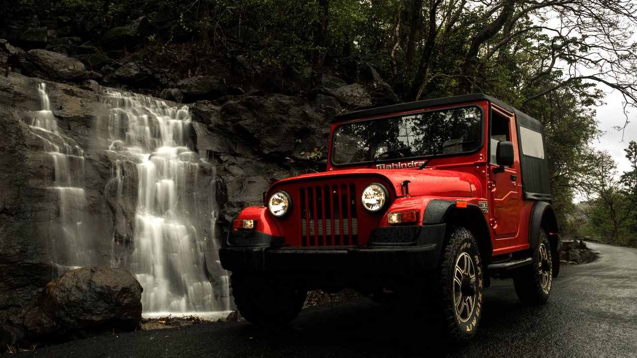 Spy images reveal a larger next-generation Mahindra Thar 4x4 in the ...