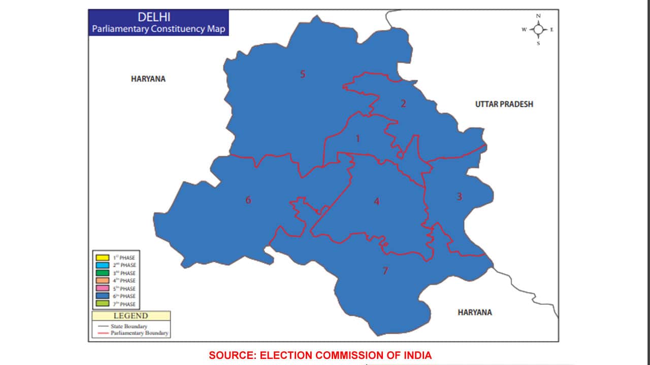 Lok Sabha Election 2019, Delhi profile: Congress, AAP, BJP set for a ...