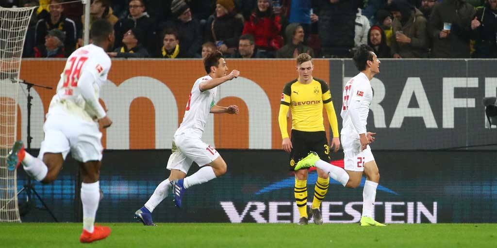 Bundesliga: Ji Dong-won nets brace as Augsburg derail Borussia Dortmund ...