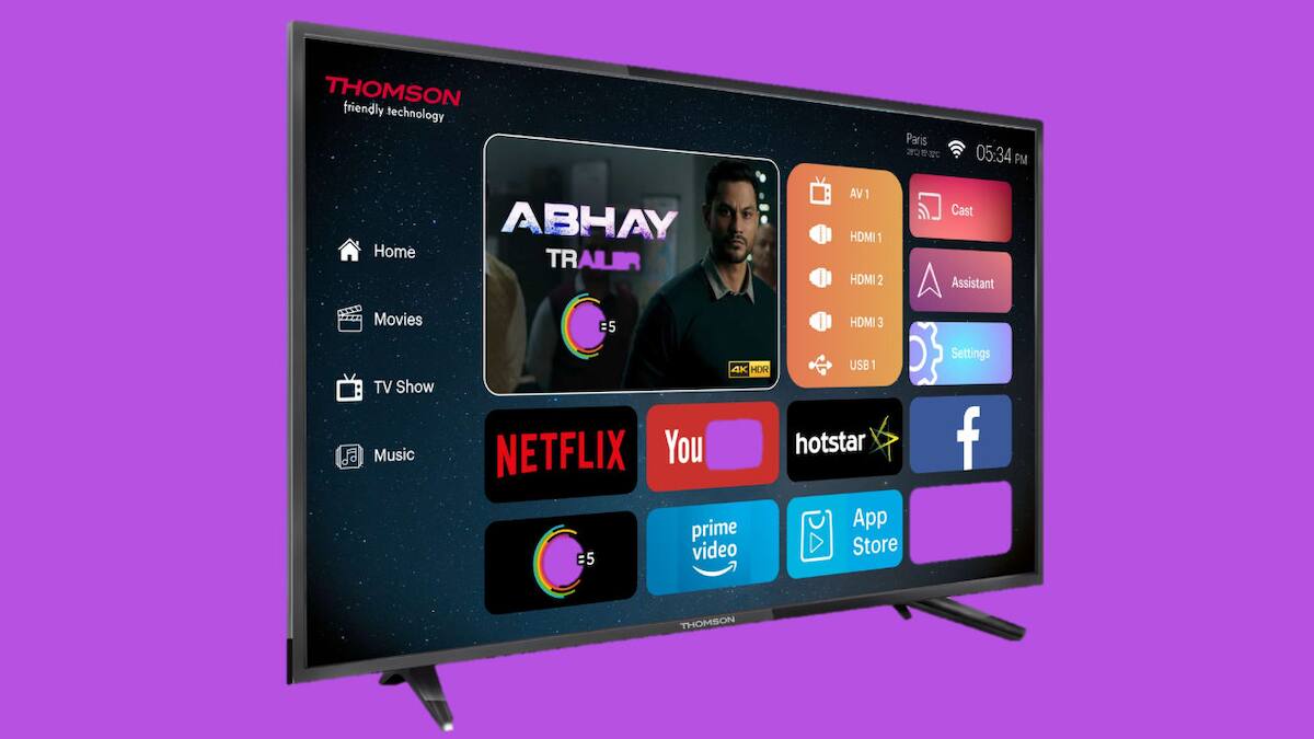Thomson launches first 40-inch 4K smart TV in India, priced at Rs ...