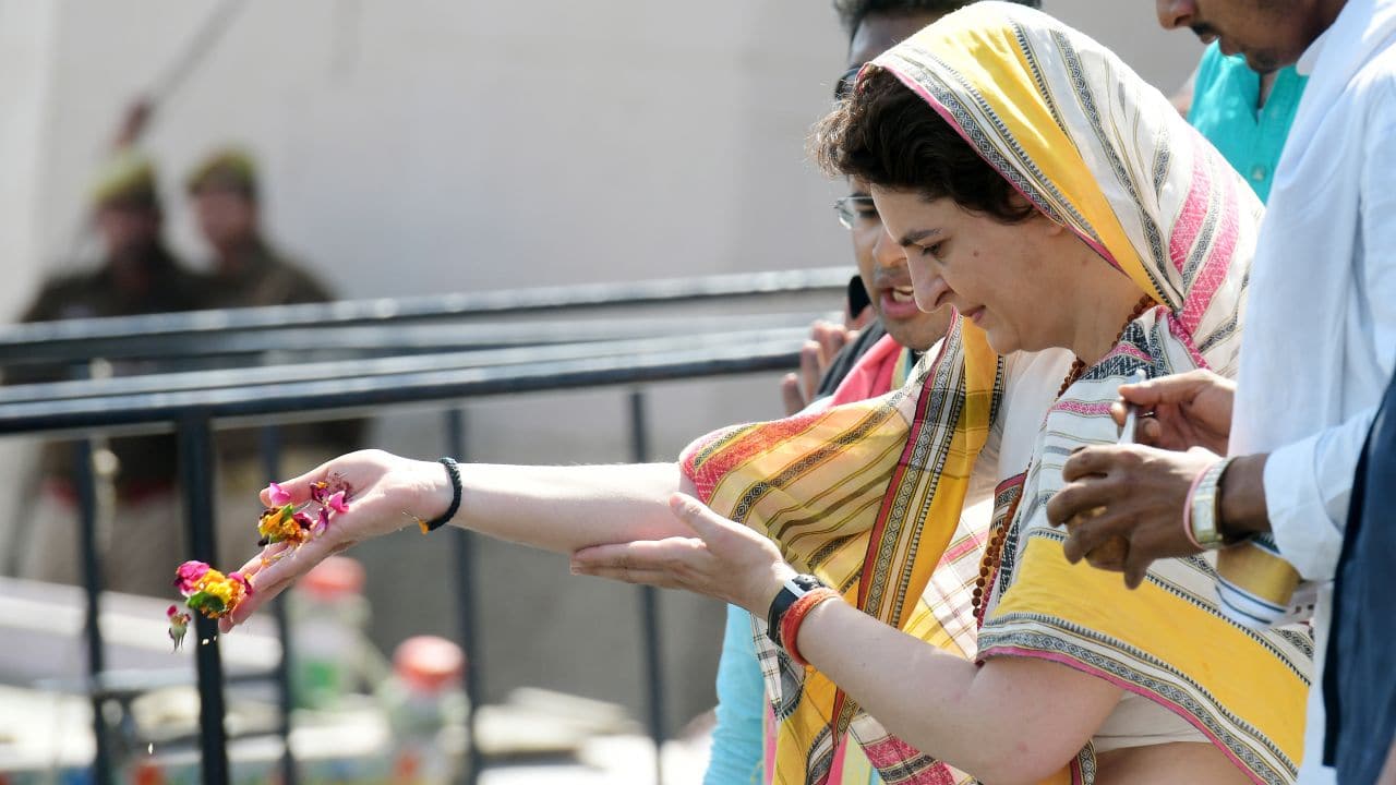 Priyanka Gandhi Vadras Ayodhya Visit Nothing But Political Symbolism