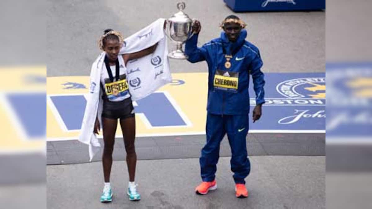 Boston Marathon 2019: Lawrence Cherono sprints to victory in thrilling ...
