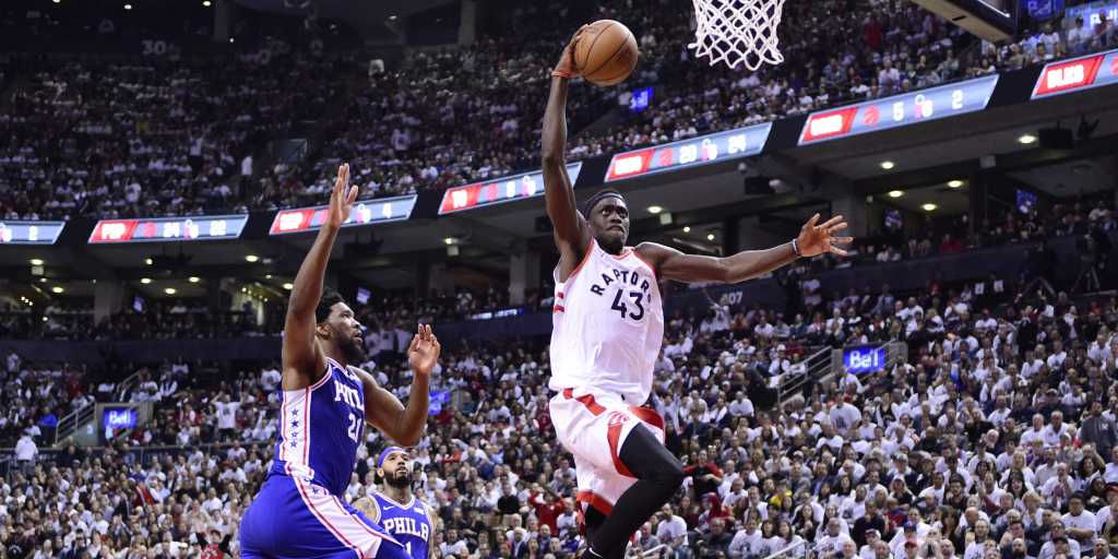 Nba Playoffs 2019 Raptors Thrash 76ers To Take 3 2 Lead In Series