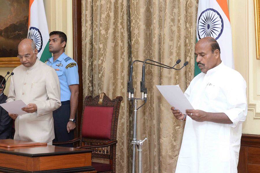 Virendra Kumar supervises oath-taking of newly elected MPs after taking charge as Pro tem ...