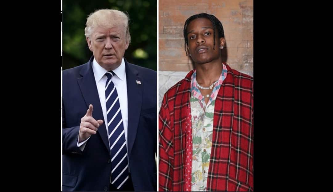 Donald Trump says he's working to free A$AP Rocky from Sweden as rapper ...