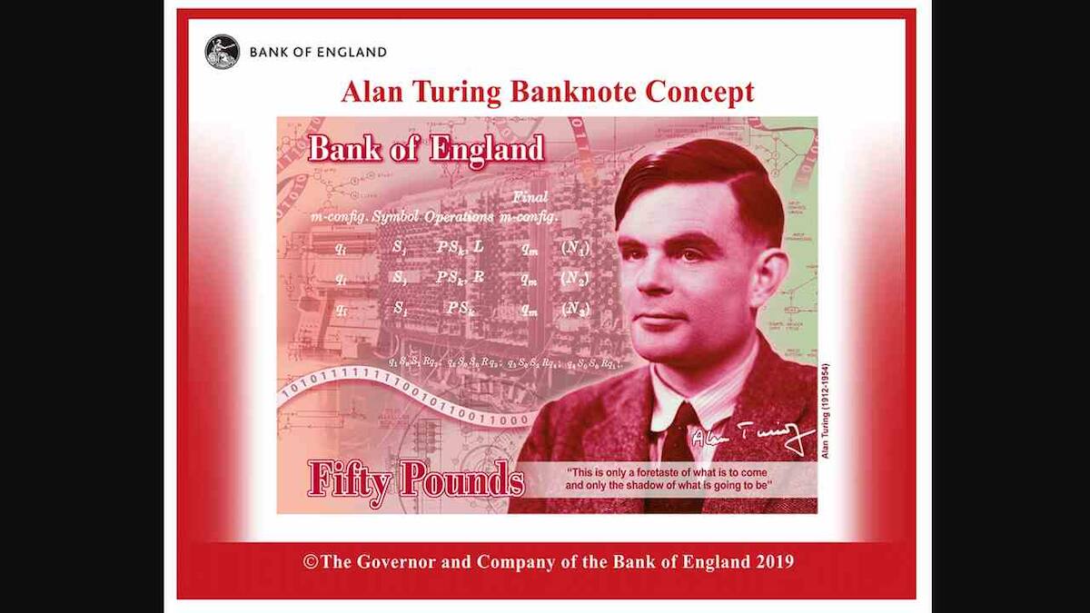 World War II codebreaker Alan Turing will be featured on UK's new 50 ...
