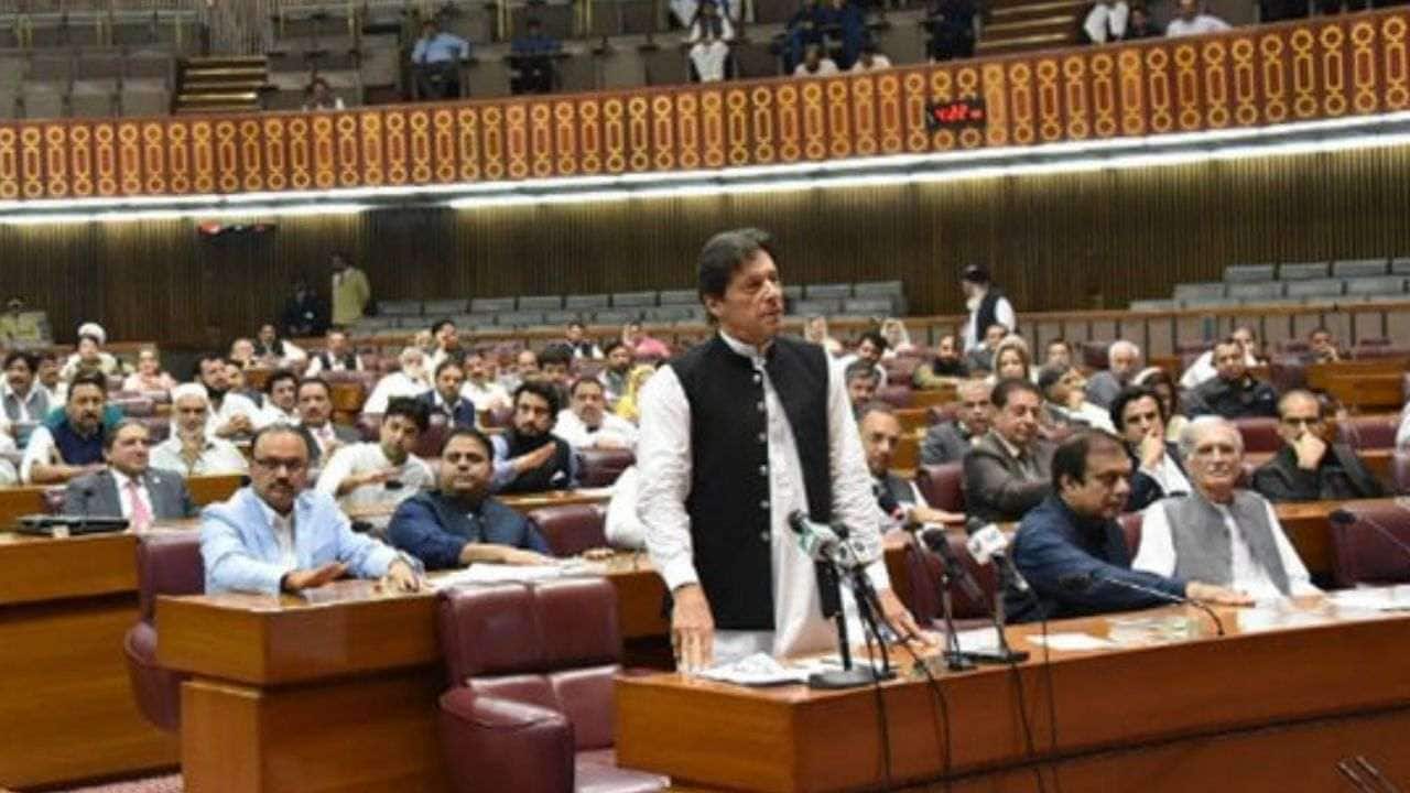 In Pakistan Parliament, Imran Khan addresses plan to move UNSC, says ...