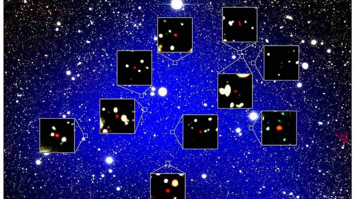 Astronomers discover oldest galaxy cluster that is formed out of 12 ...
