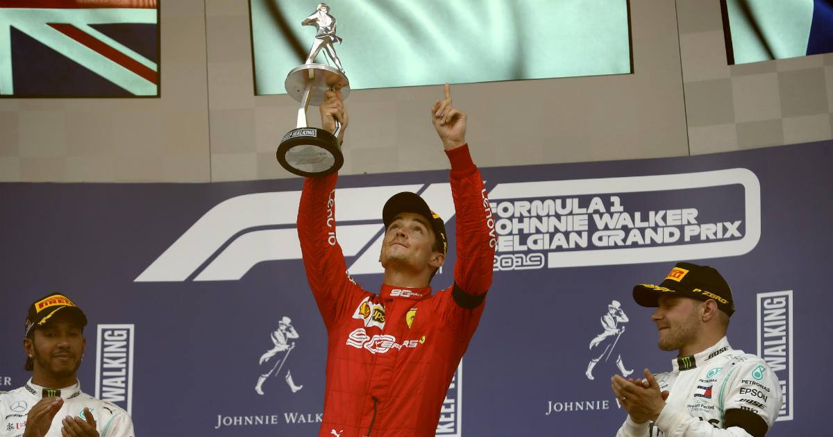 Formula 1 2019: Charles Leclerc pips Lewis Hamilton to win Belgian GP ...